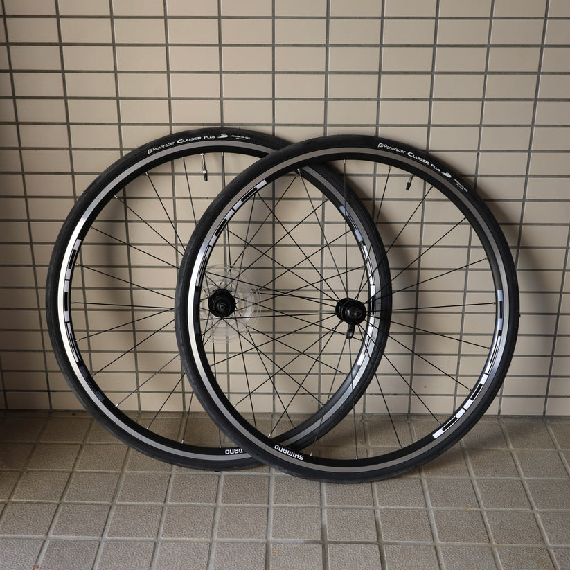 パナソニック完成車外し｜シマノ R501 ホイールセット前後（新品）｜700C リムブレーキ用｜タイヤ・チューブ付き即戦力セット ele00 ...